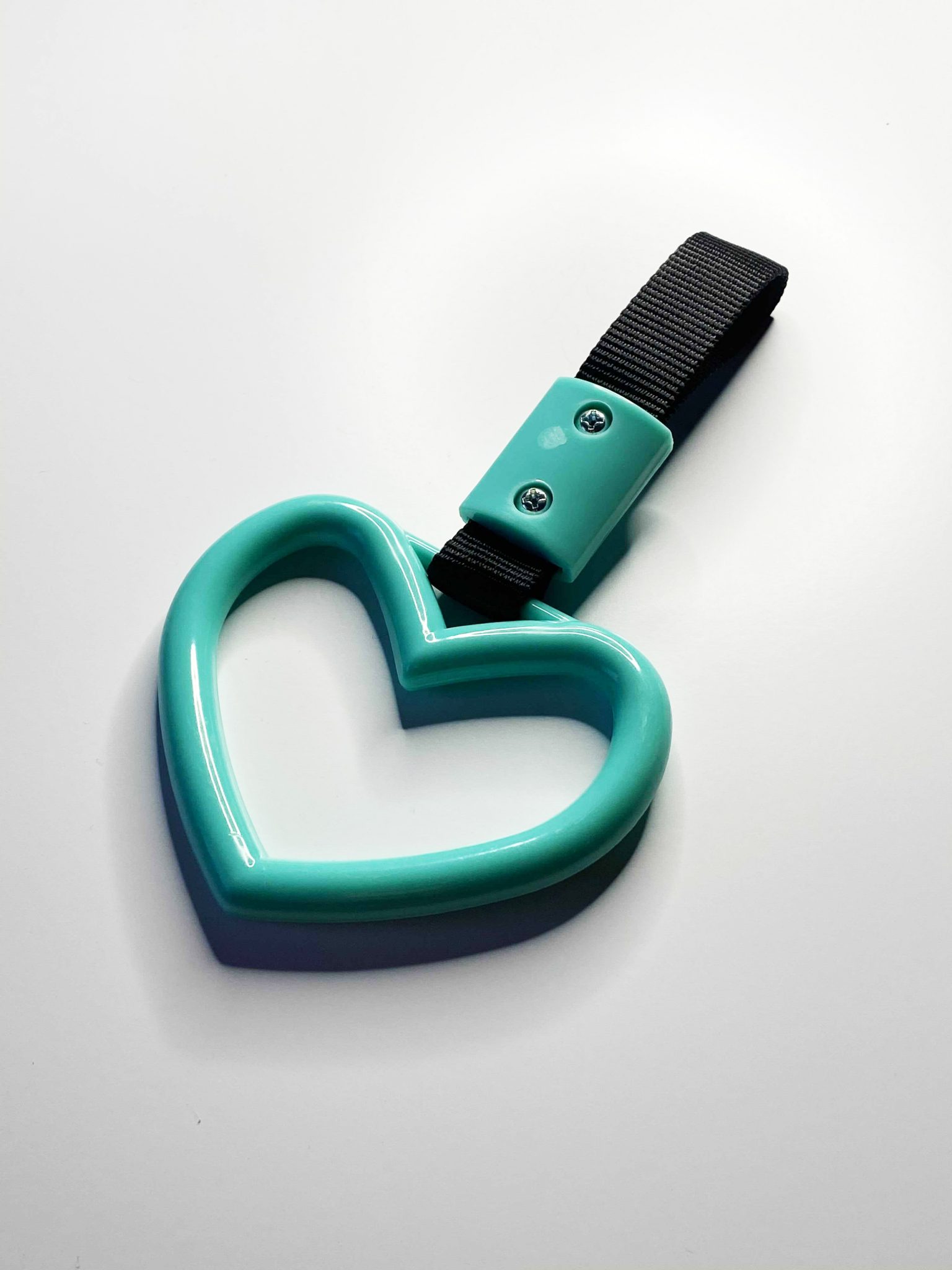 Tsurikawa JDM Ring Charm Japanese Heart and Ring Shaped Subway Handle ...