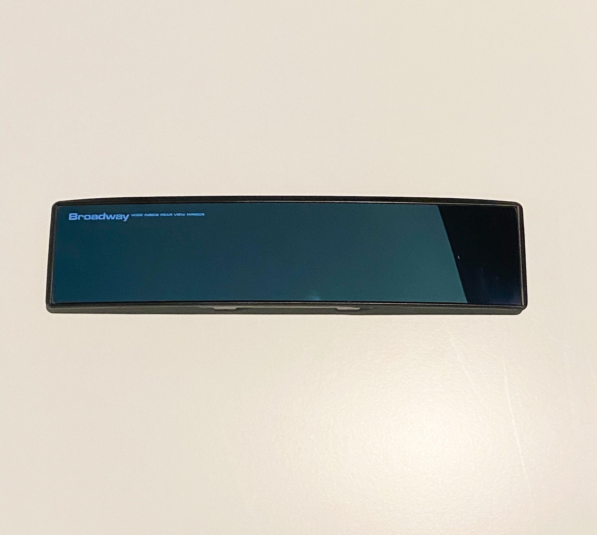 Broadway Anti-Glare Blue Tint 300mm Curved Convex Interior Rearview ...