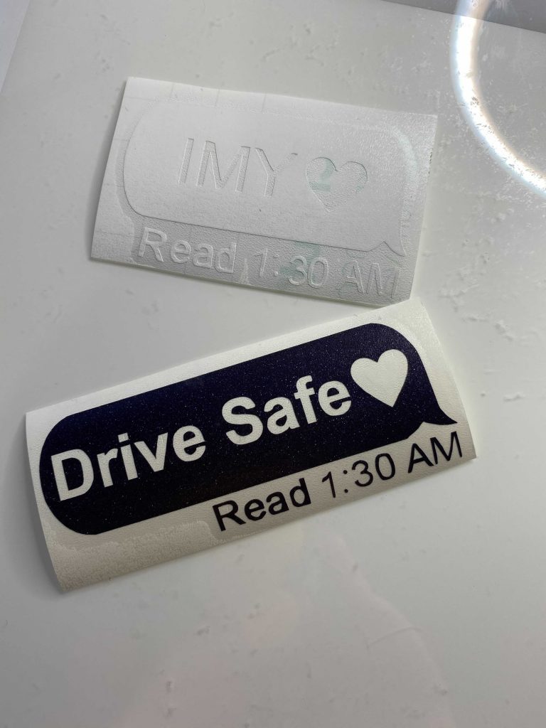 iMessage iPhone Text Message Car Decal Read Receipt - Customization ...