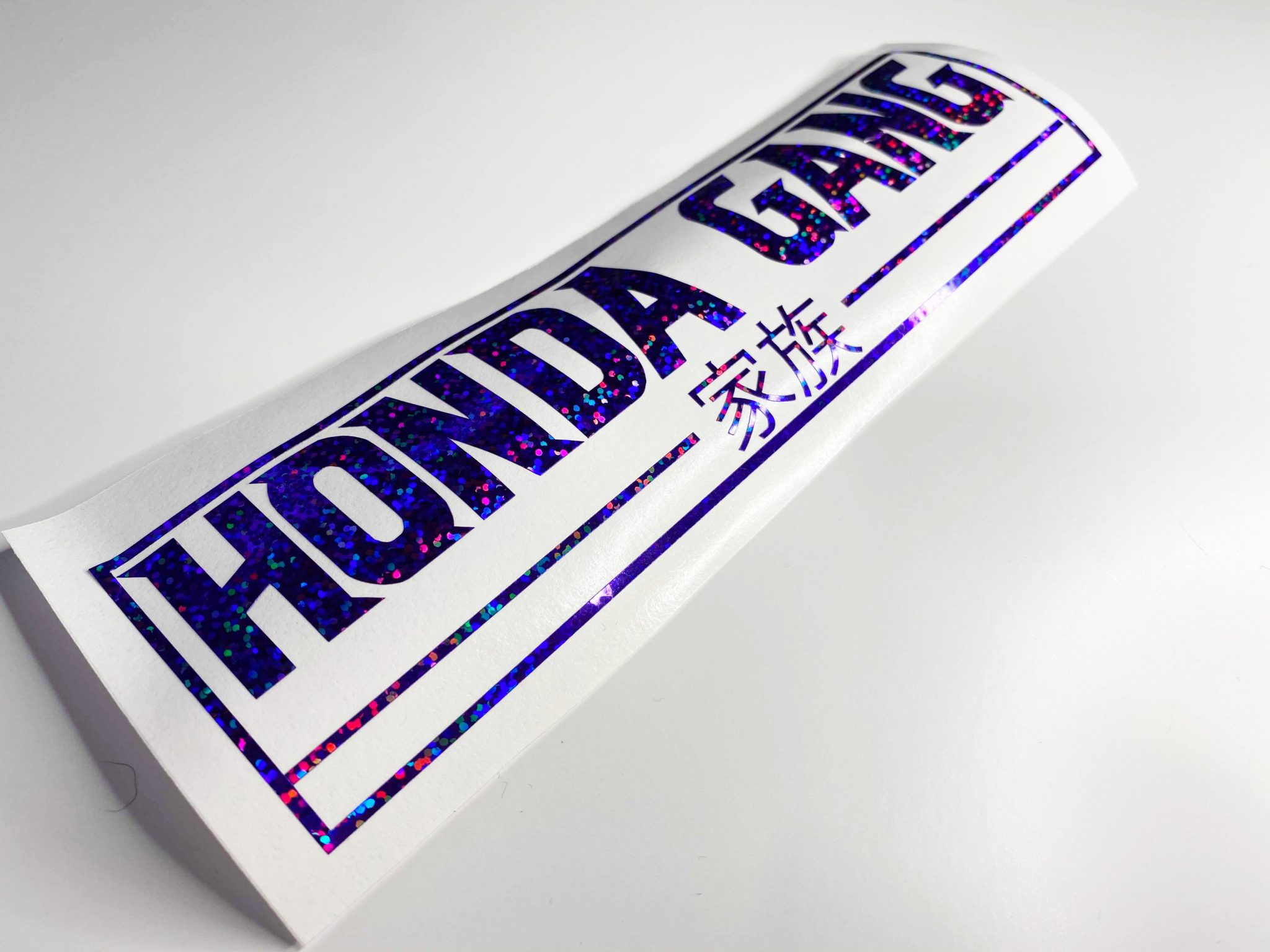 Honda Gang Holographic, Oil Slick, Pearl, Glitter Car Sticker Decal ...