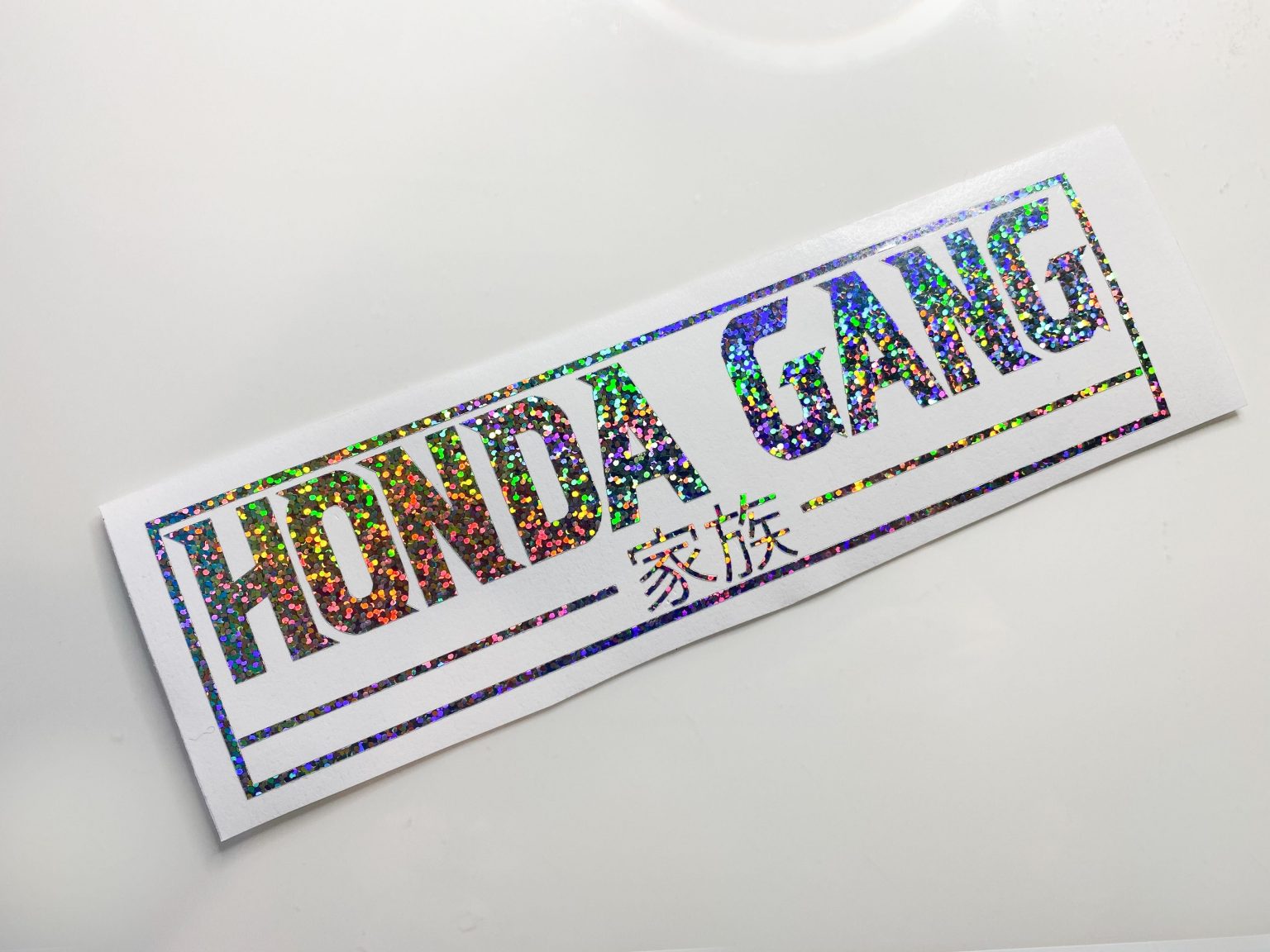 Honda Gang Holographic, Oil Slick, Pearl, Glitter Car Sticker Decal ...