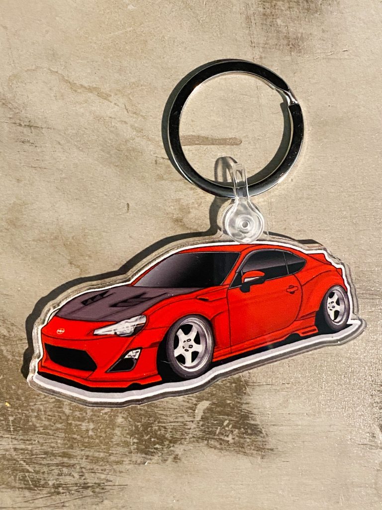 JDM Acrylic Car Keychains – JDM Stuff