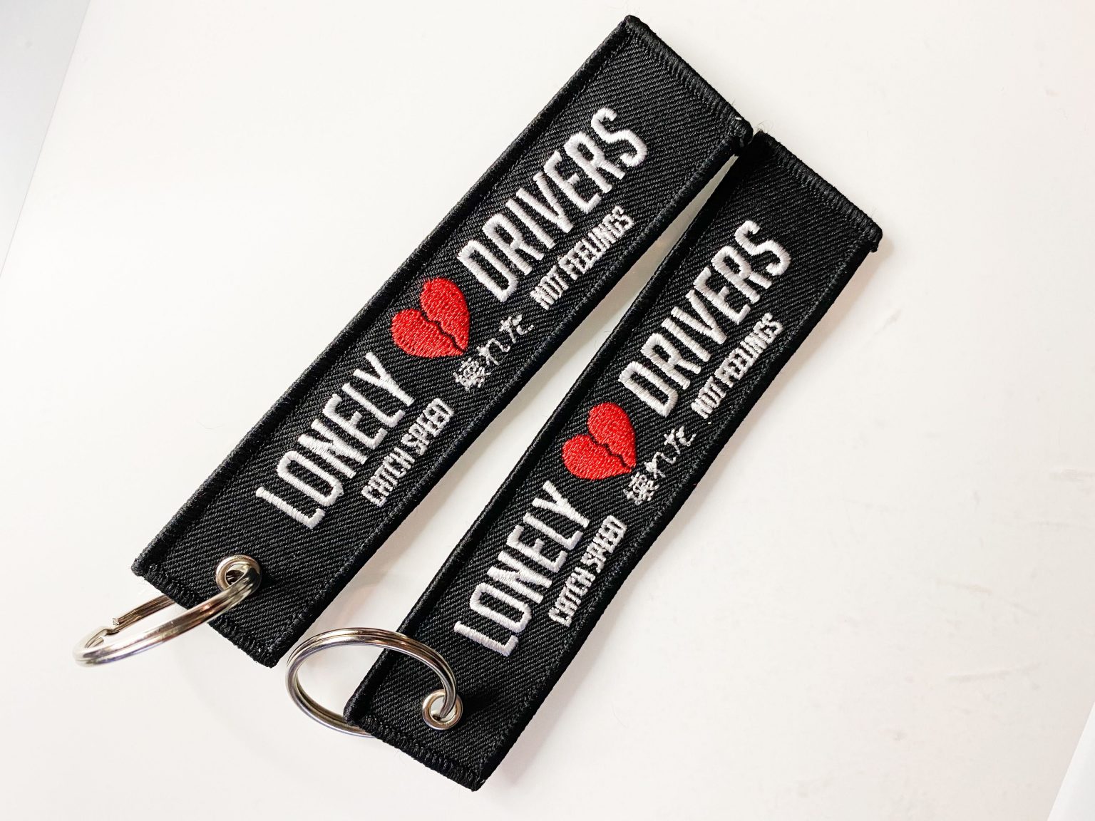 Lonely Drivers Club Catch Speed Not Feelings JDM Tag Keychain | JDM Stuff