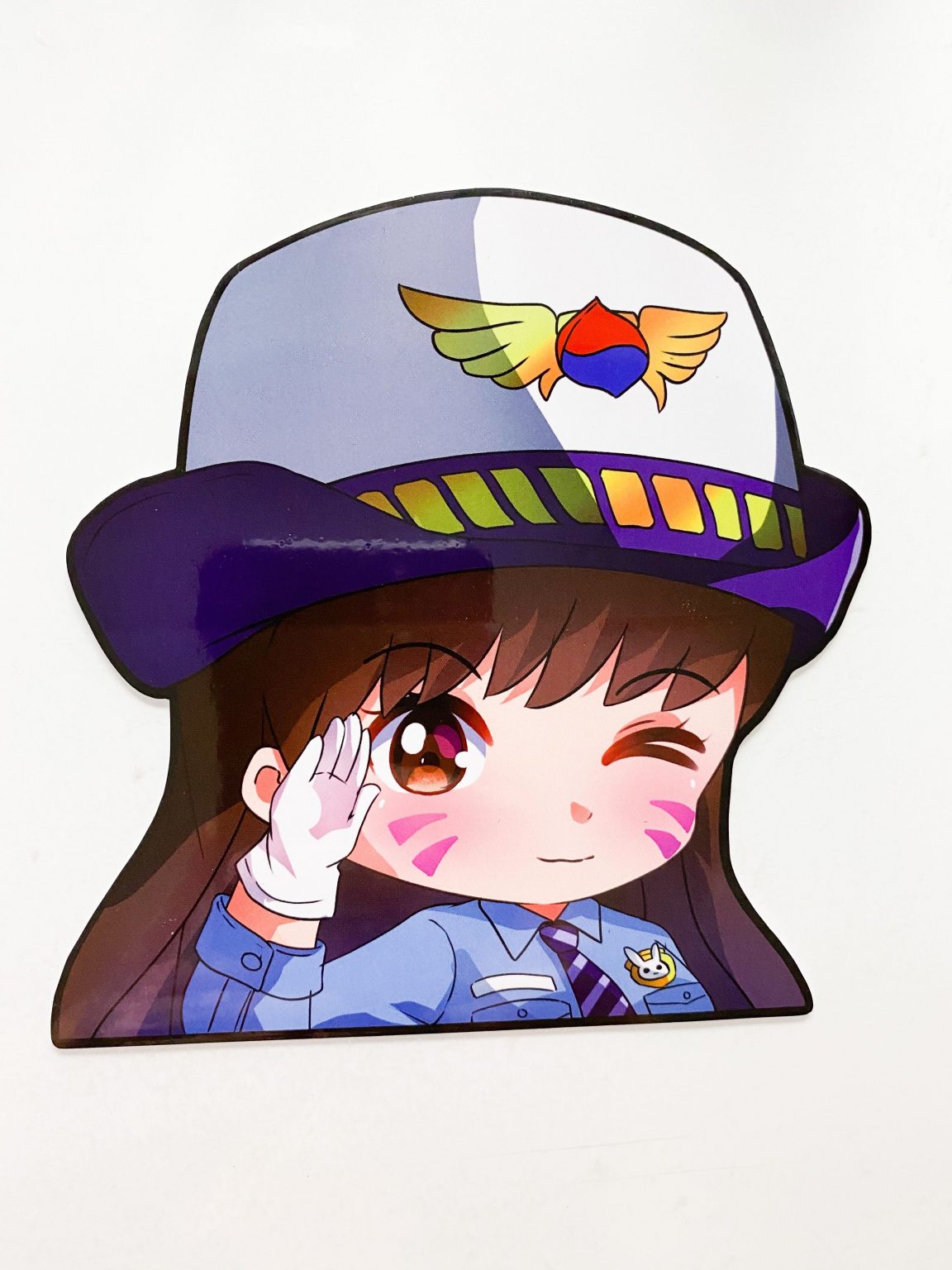 Overwatch Officer D.va Peeker Decal Vinyl Stickers | JDM Stuff