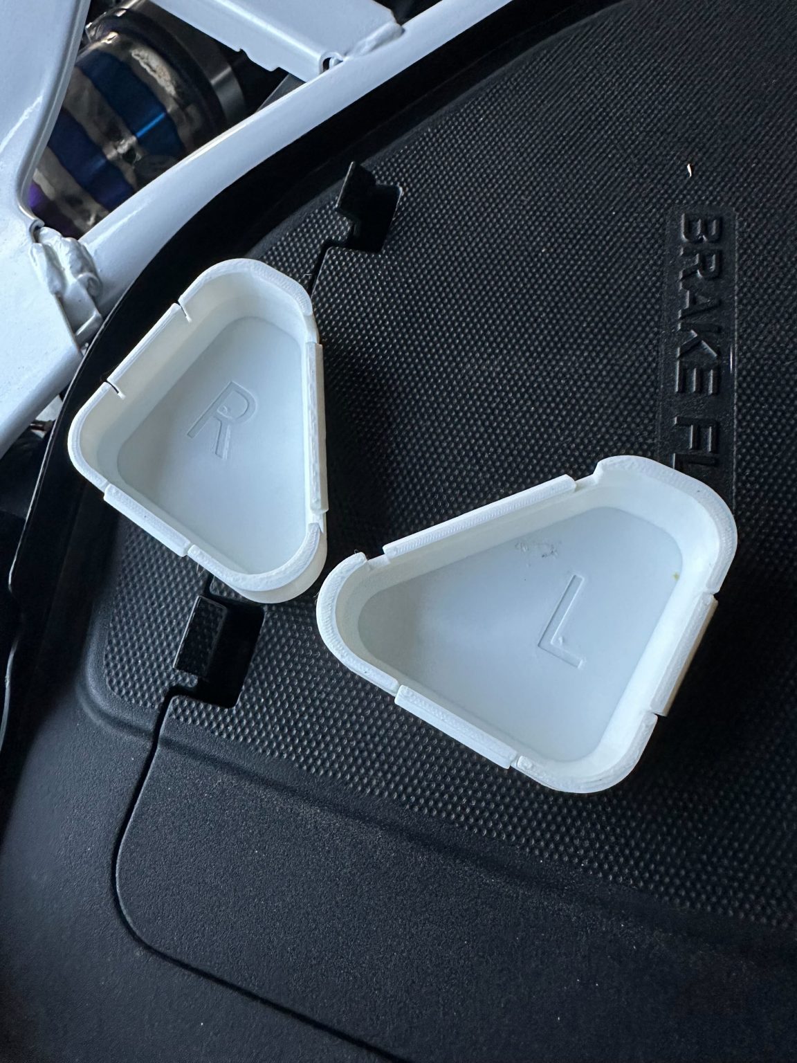 Z34 370z Front Strut Tower Brace Bolt Covers / Caps - 3D Printed | JDM ...